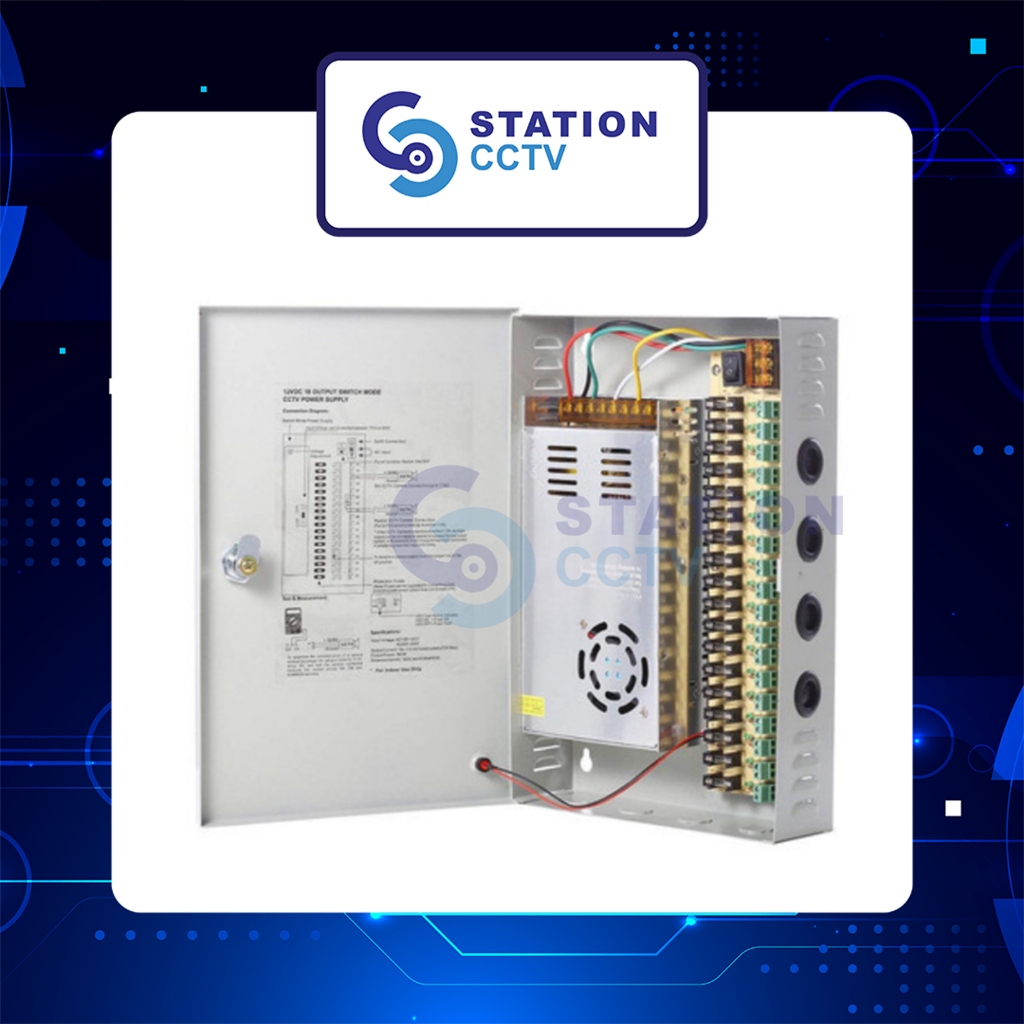 Jual PSU BOX POWER SUPPLY BOX 12V 10A 20A 30A PSU CCTV, LED STRIP, LED ...