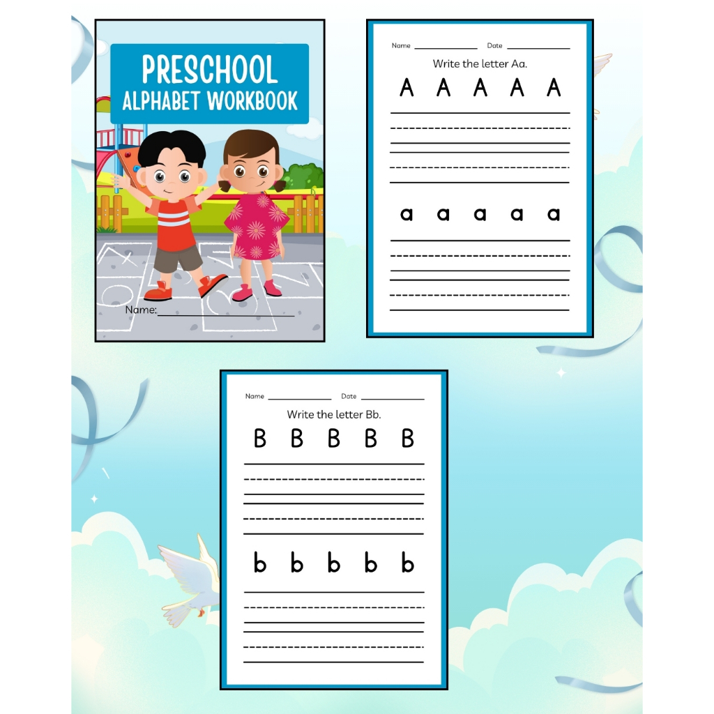 Jual LEMBAR KERJA - WHORKSHEET - AKTIVITAS BELAJAR - MENGENAL - HURUF ...