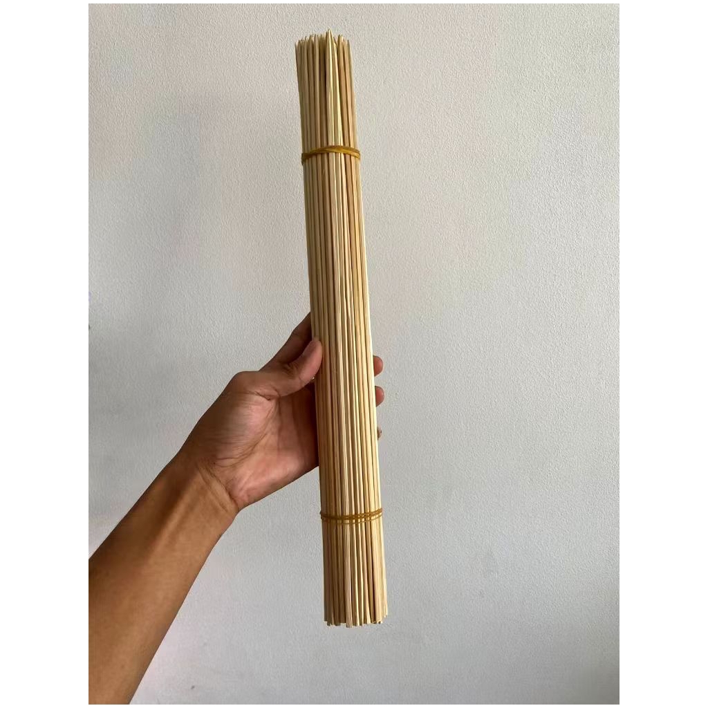 Jual Stick Bambu Lokal 20 cm dan 30 cm ikatan tusuk bambu buket murah ...