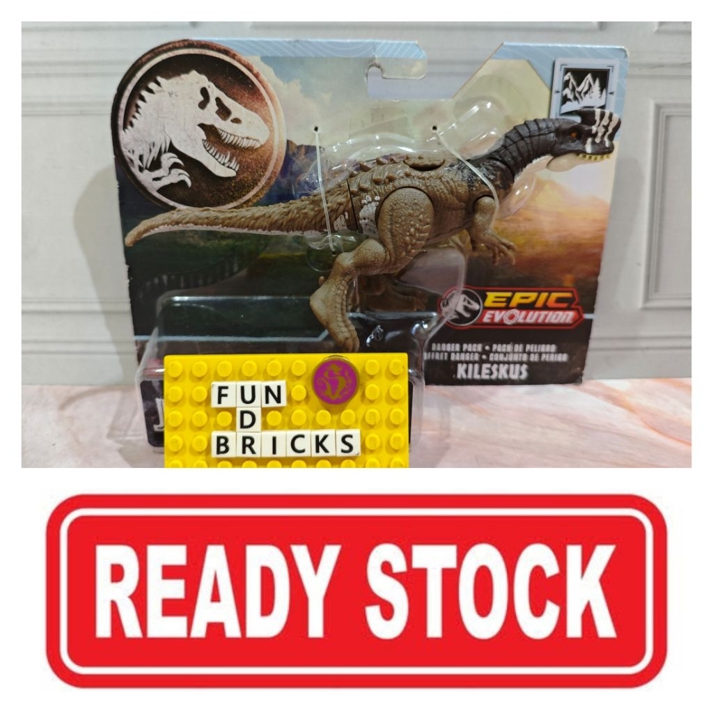 Jual Mattel Jurassic World Danger Pack Kileskus Epic Evolution | Shopee ...