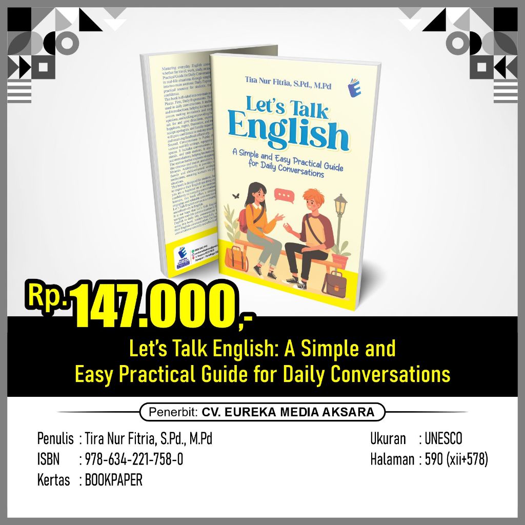 Jual Let’s Talk English: A Simple and Easy Practical Guide for Daily ...