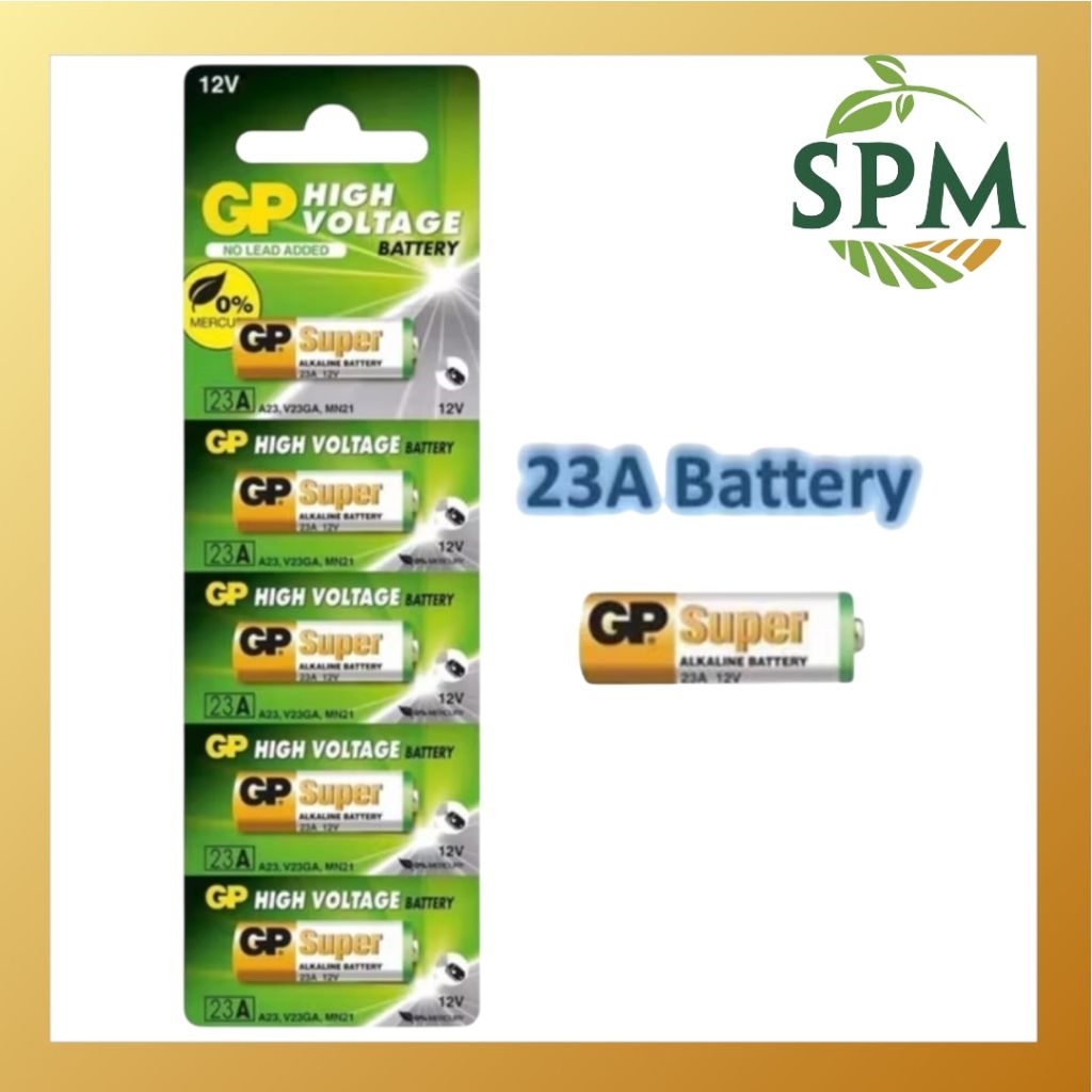 Jual SPM Baterai GP Super 12V Alkaline High Voltage 23A Untuk Remote Mobil Bell Pintu | Shopee ...