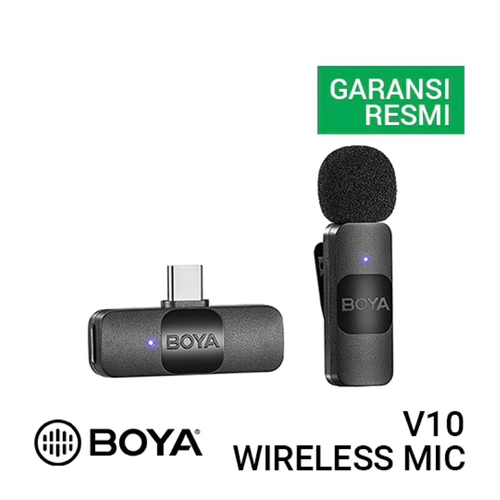 Jual Boya BY-V10 Wireless Microphone USB Type-C - Boya - Ready Stock ...