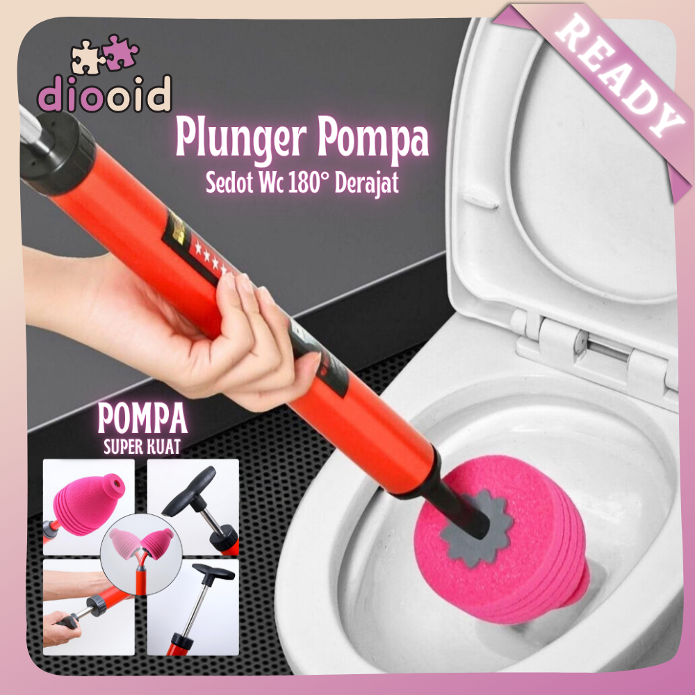 Jual [Ready]Plunger Pompa WC Penyedot Pompa WC Mampet Drain Buster Air ...