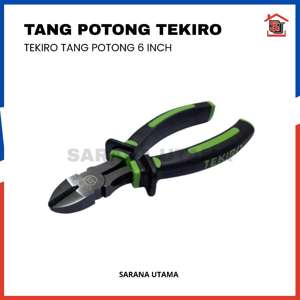 Jual Tekiro Tang Potong 6" Diagonal Pliers 6 Inch / Tang Potong Tekiro ...