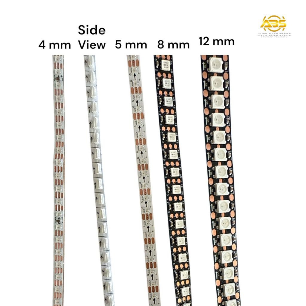 Jual Led Lampu Alis RGB WS2812 Kecil lebar PCB 3 4 5 mm Custom Headlamp ...