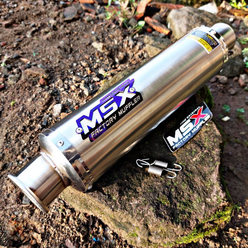 Jual slincer kenalpot original msx emblem blue titanium proliner racing ...