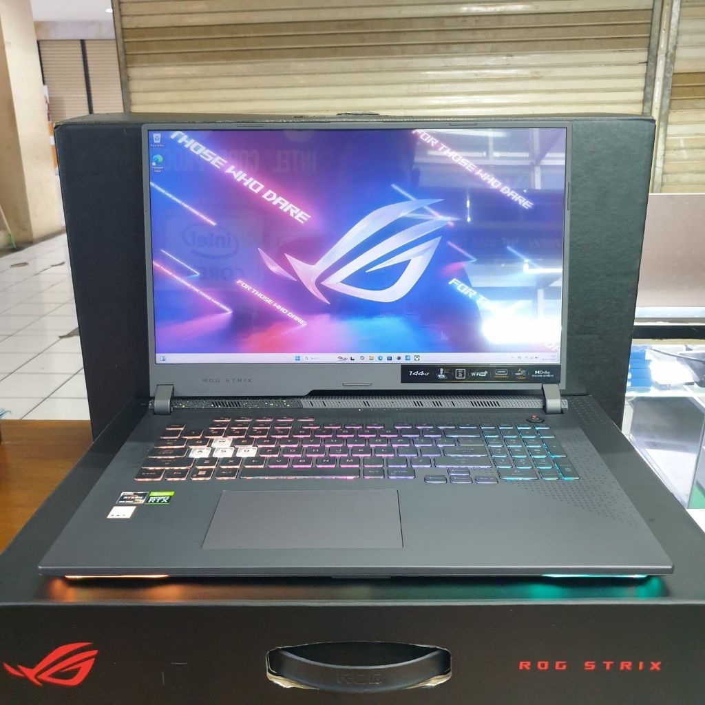 Jual Asus ROG Strix G713RC Ryzen 7-6800H SSD 512GB Ram 16GB Nvidia RTX ...