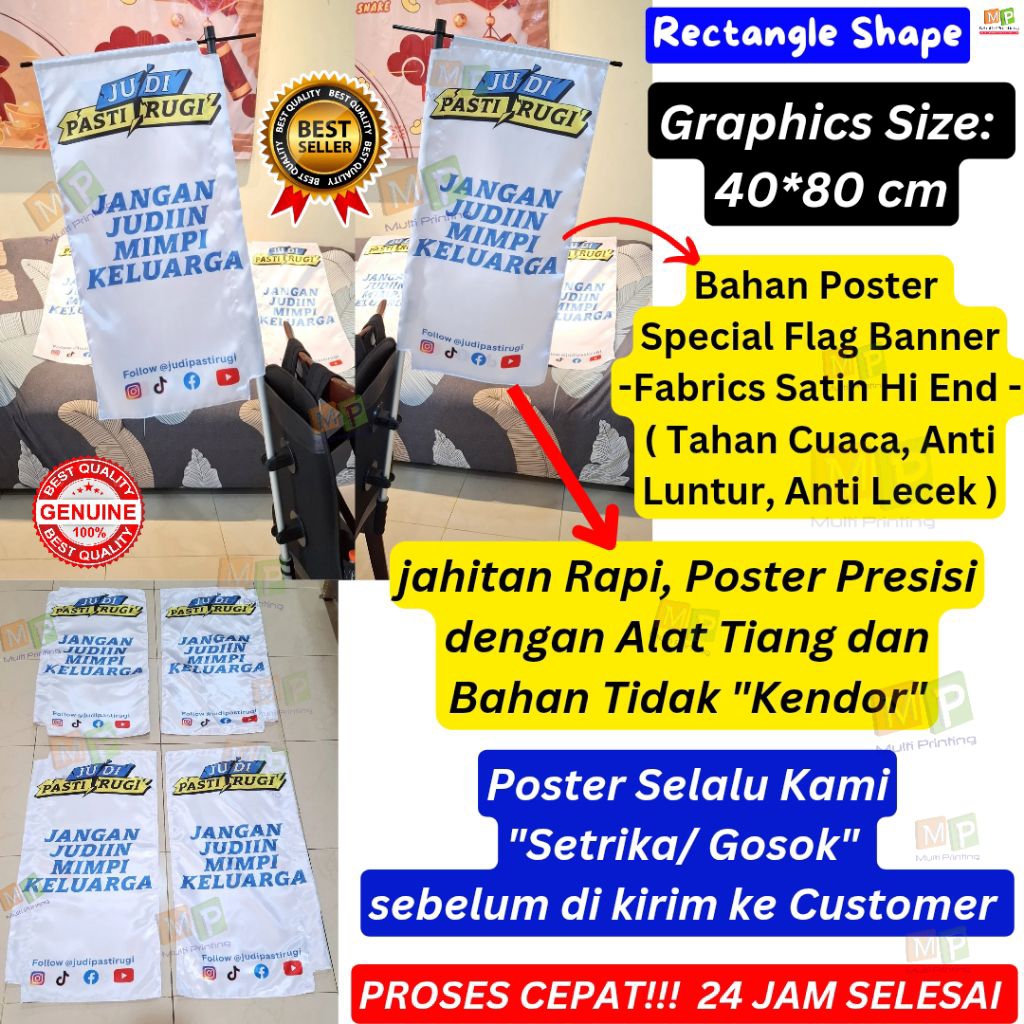 Jual Backpack banner custom-Backpack flag custom-Pacer flag custom-Tas ...