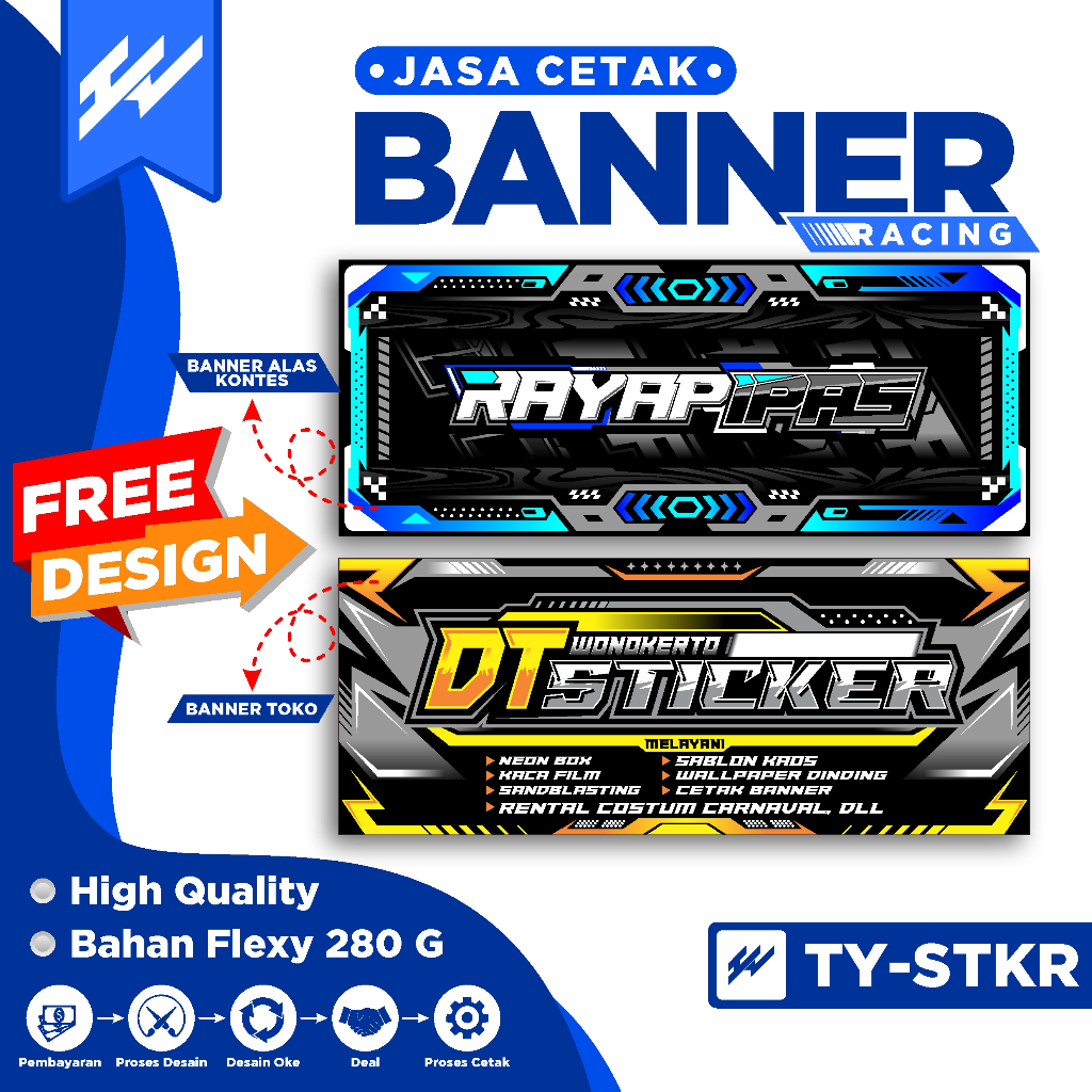 Jual SPANDUK/BANNER RACING BENGKEL MOTOR/MOBIL - BANNER RACING KONITAS ...
