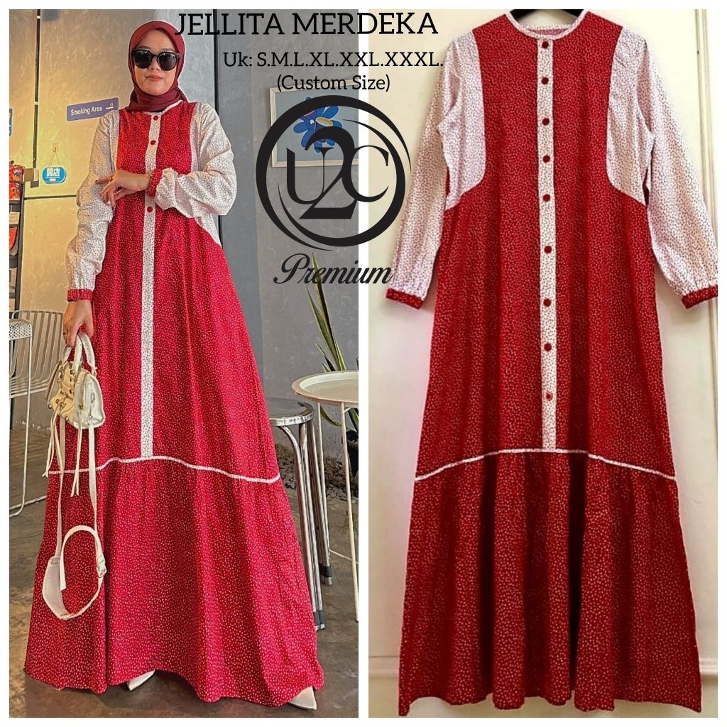 Jual JELITA MERDEKA DRESS ORIGINAL U2C | Shopee Indonesia