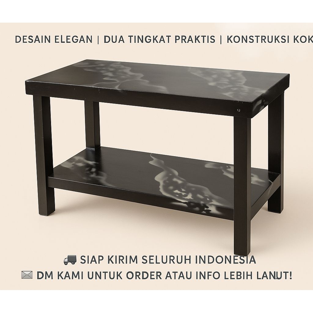 Jual Meja Kompor Kayu Motif Awan | Shopee Indonesia