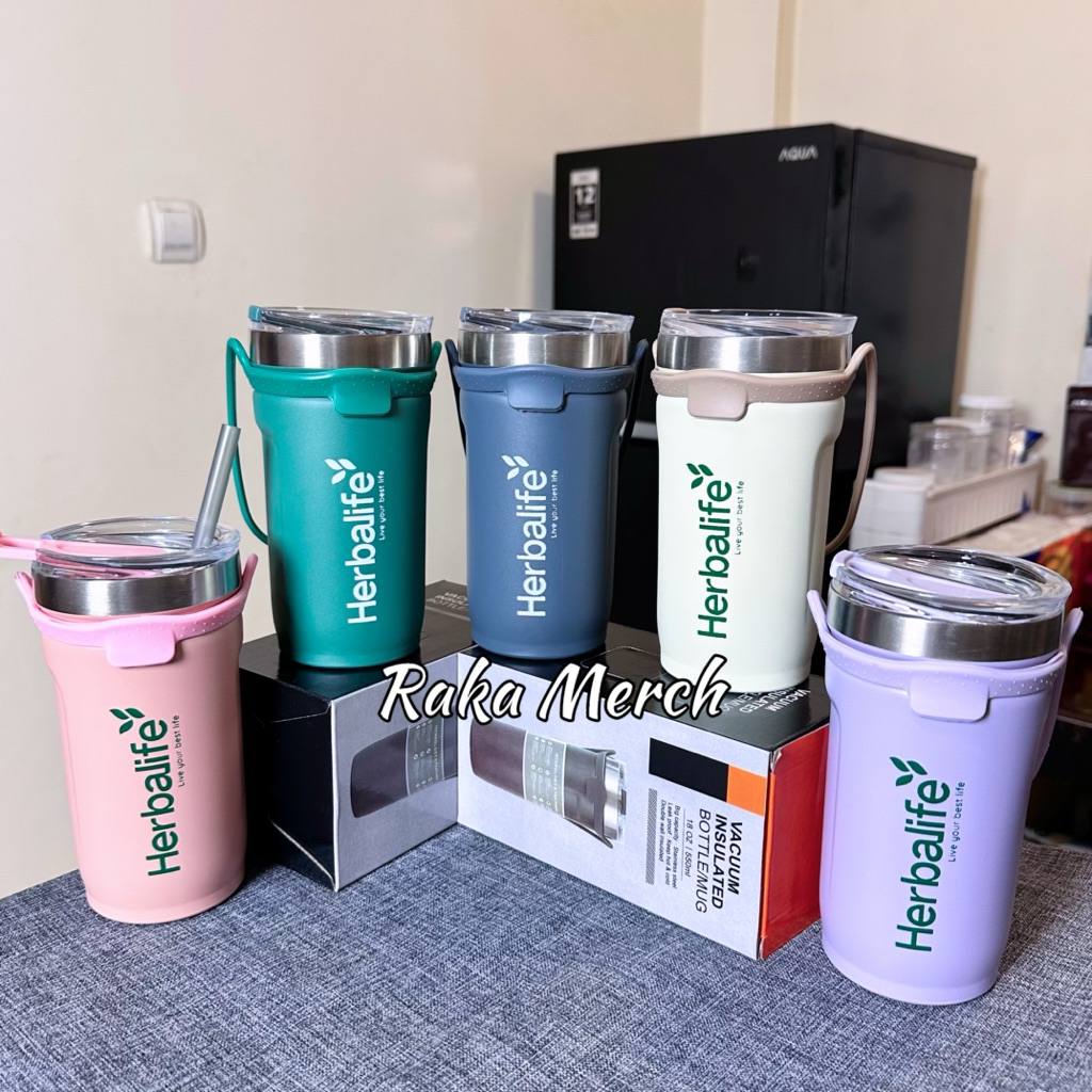 Jual Tumbler herb* life 550 ml tahan panas dan dingin (retca) | Shopee Indonesia