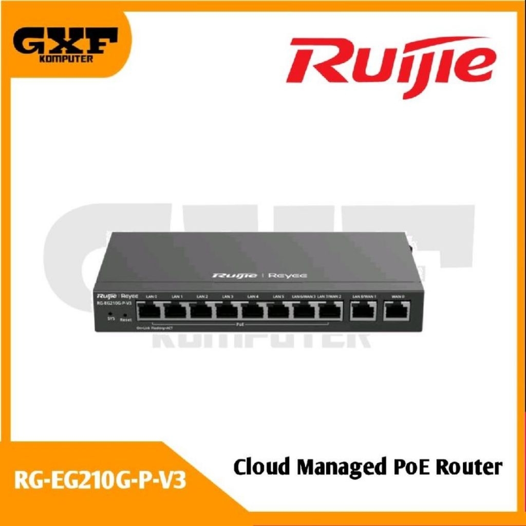 Jual Ruijie RG-EG210G-P-V3 Cloud Managed PoE Router | Shopee Indonesia