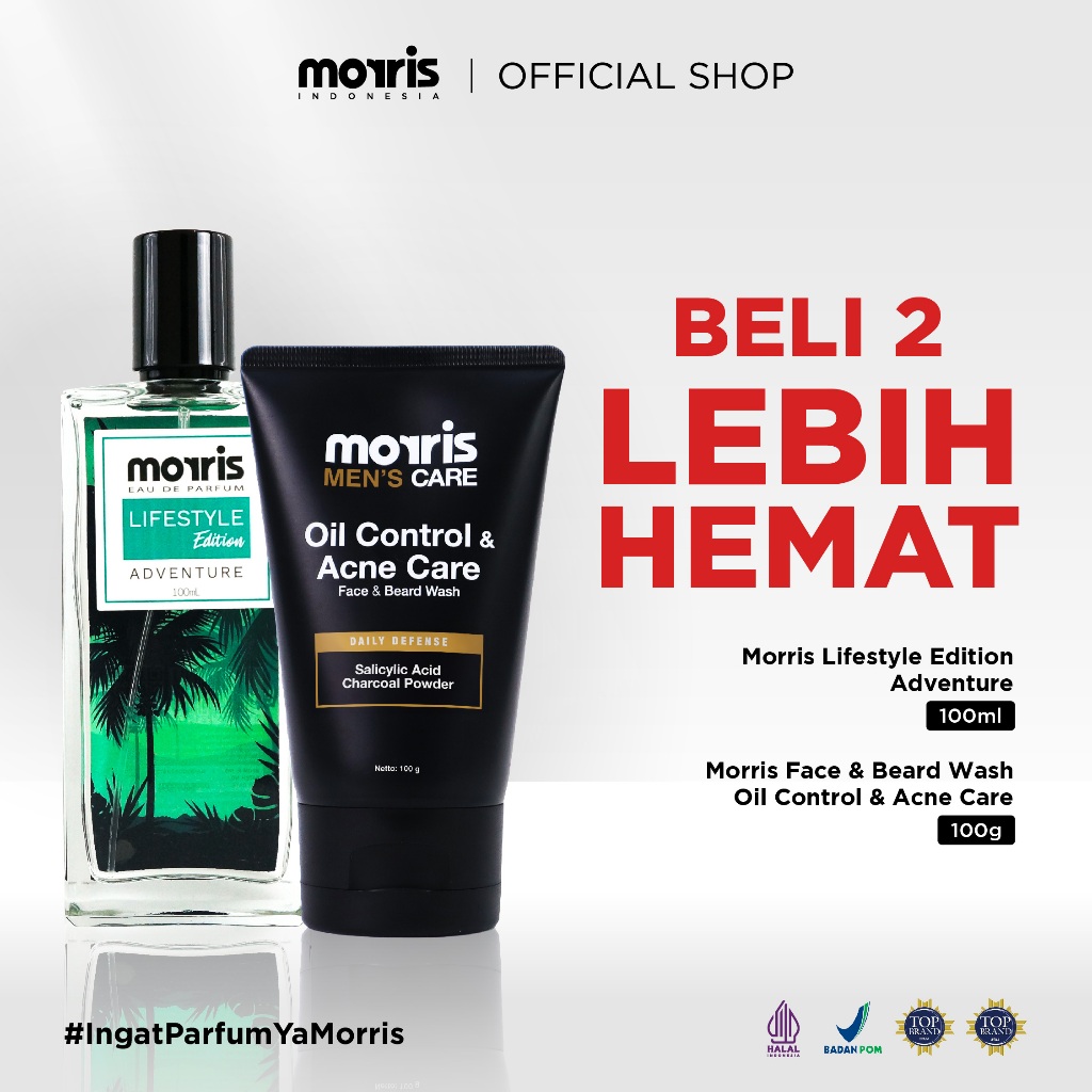Jual Morris Gentleman Pack | Morris Perfume Lifestyle/Grey Edition ...