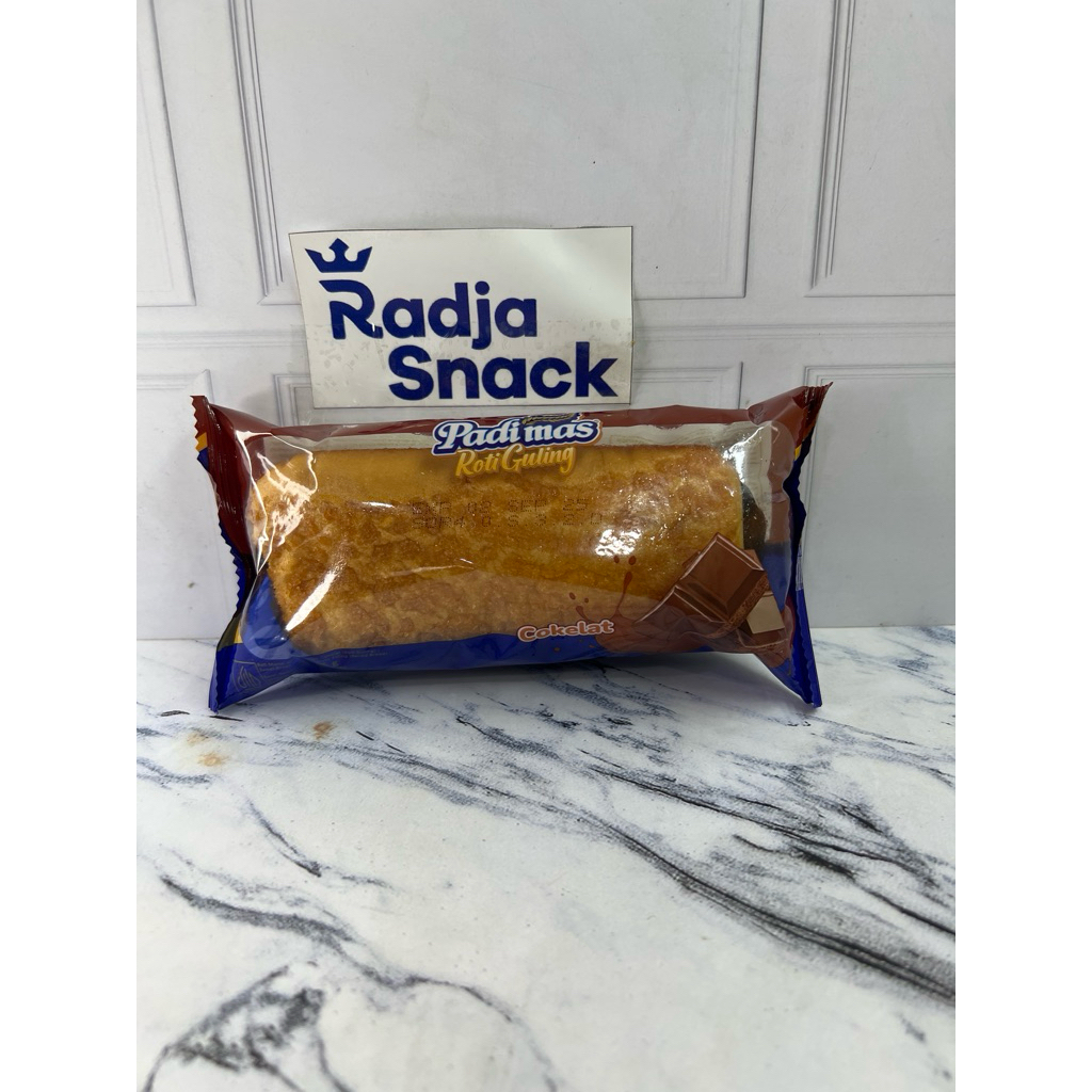 Jual padimas roti guling roti 65gram coklat dan pandan padi mas eceran ...