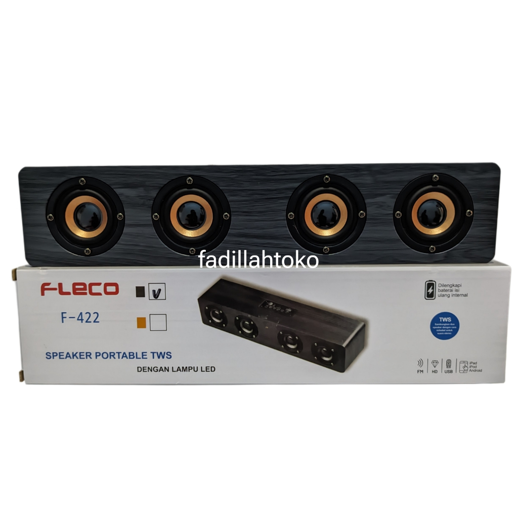 Jual Soundbar Fleco F-422 / Fleco F 422 Speaker Bluetooth Soundbar 4 ...