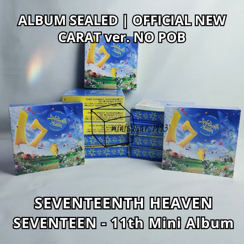 Jual [ READY STOCK NO POB ] SEVENTEEN - 11th Mini Album [ SEVENTEENTH HEAVEN ] Carat Ver. albums ...
