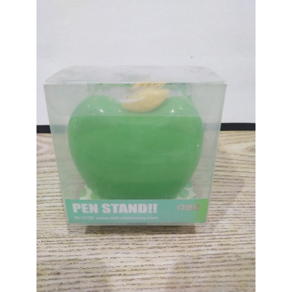 Jual DELI Tempat Pulpen Bentuk Apple High Quality PS Material E9139 ...