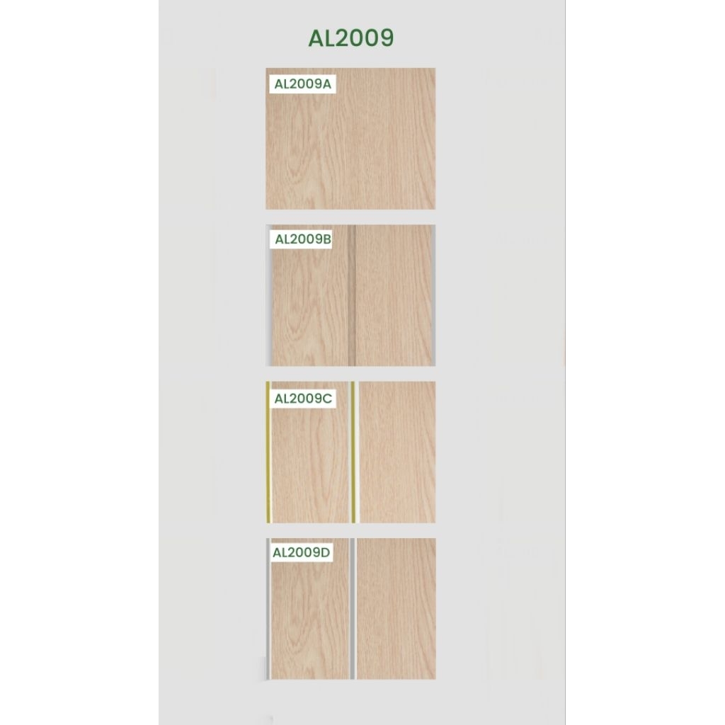 Jual uPVC CEILING PANEL MEREK ALDERON PLAFOND TYPE HOT STAMPING AL2009 ...