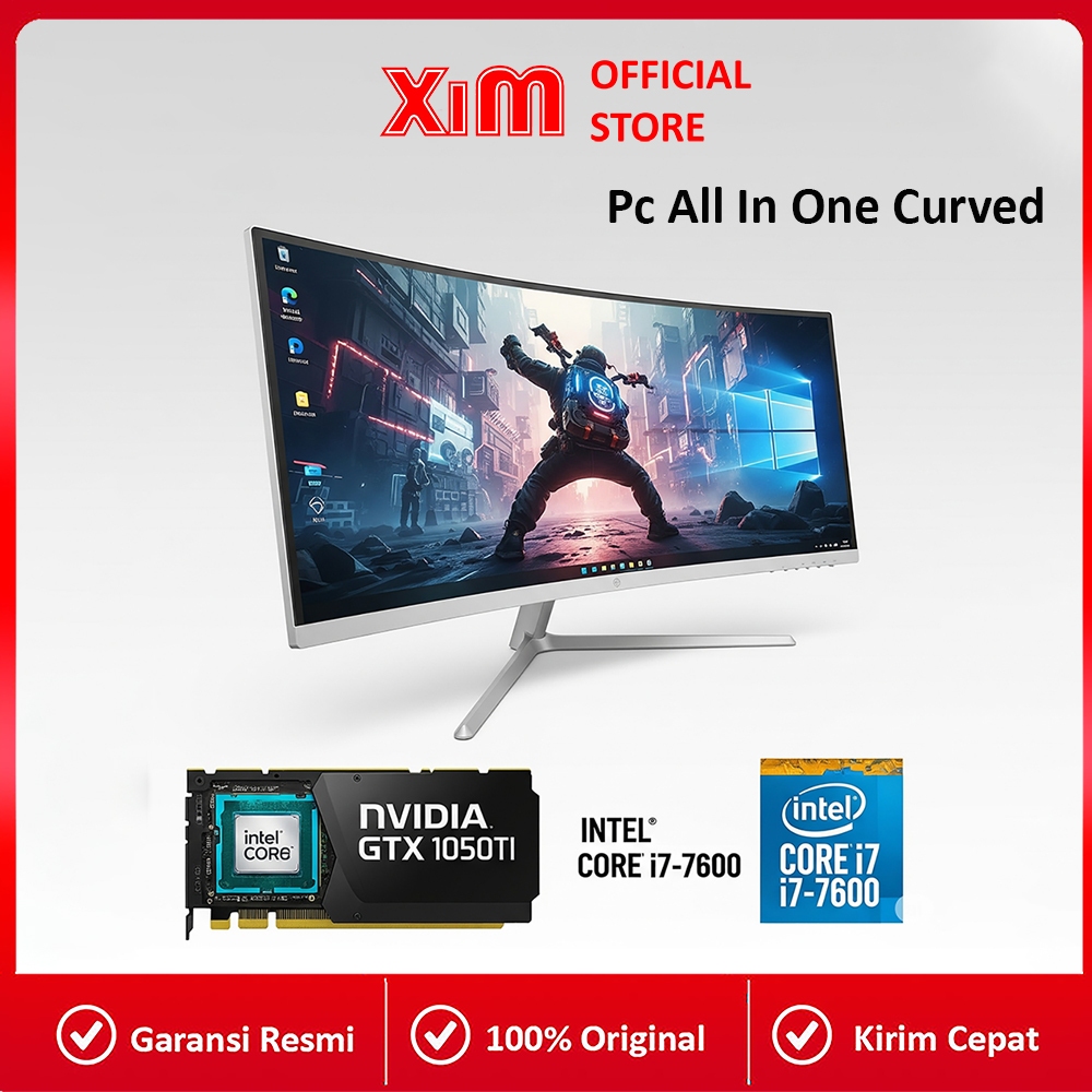 Jual 【Xim PC】Pc All In One Intel Core i7-7600U NVIDIA GTX 1050 Ti VRAM ...