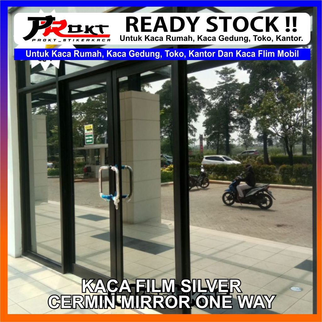Jual Sticker Kaca Oneway Stiker Kaca Mirror Untuk Gedung, Rumah, dan ...