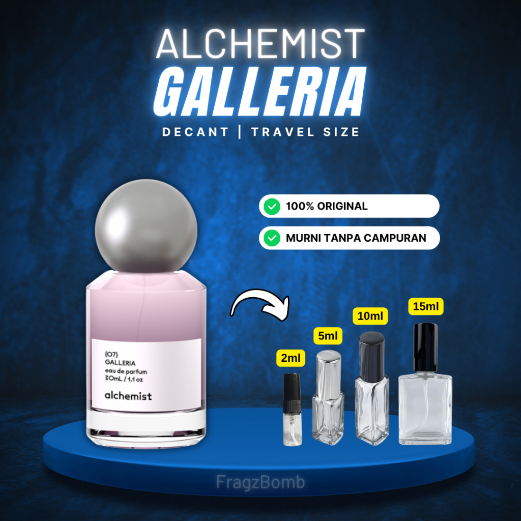 Jual [DECANT] ALCHEMIST Galleria Eau de Parfum - Parfum Wanita | Shopee ...