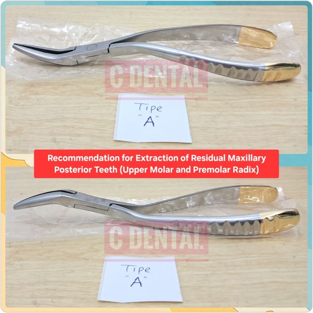 Jual Dental Posterior Radix Forcep Tang Cabut Sisa Akar Gigi Molar ...