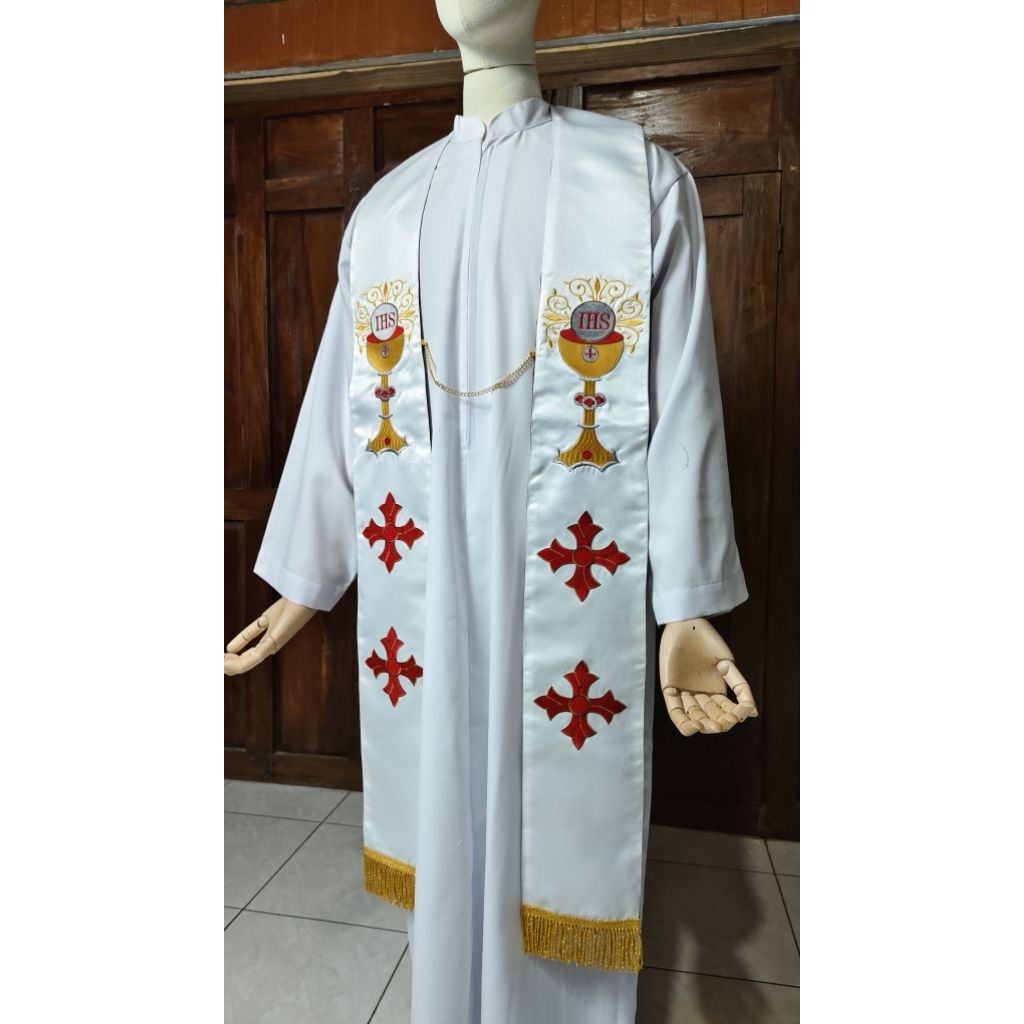 Jual STOLA LUAR IMAM KATOLIK/KASULA ROMO IMAM KATOLIK/STOLA LUAR ...
