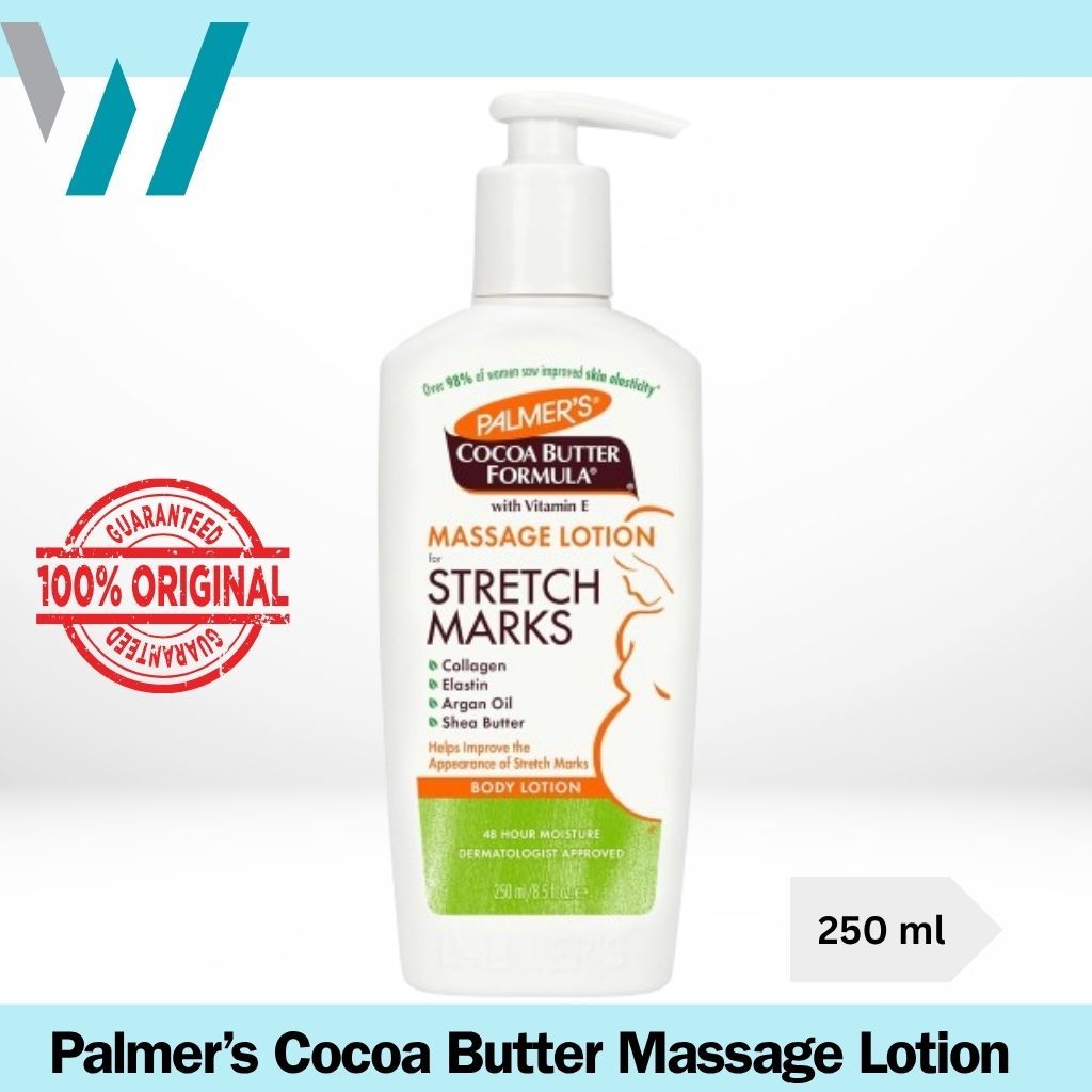 Jual Palmer's Palmer Cocoa Butter Formula Massage Lotion Stretch Marks skin moisturized 250 ml ...