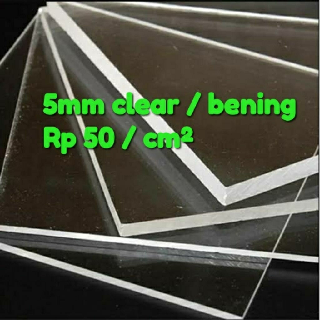 Jual akrilik 5mm custom bening clear | Shopee Indonesia
