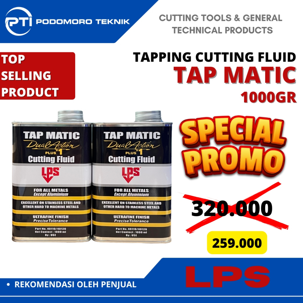 Jual Tap Matic Cutting Fluid 1000ML Merek LPS Made In USA | Shopee ...