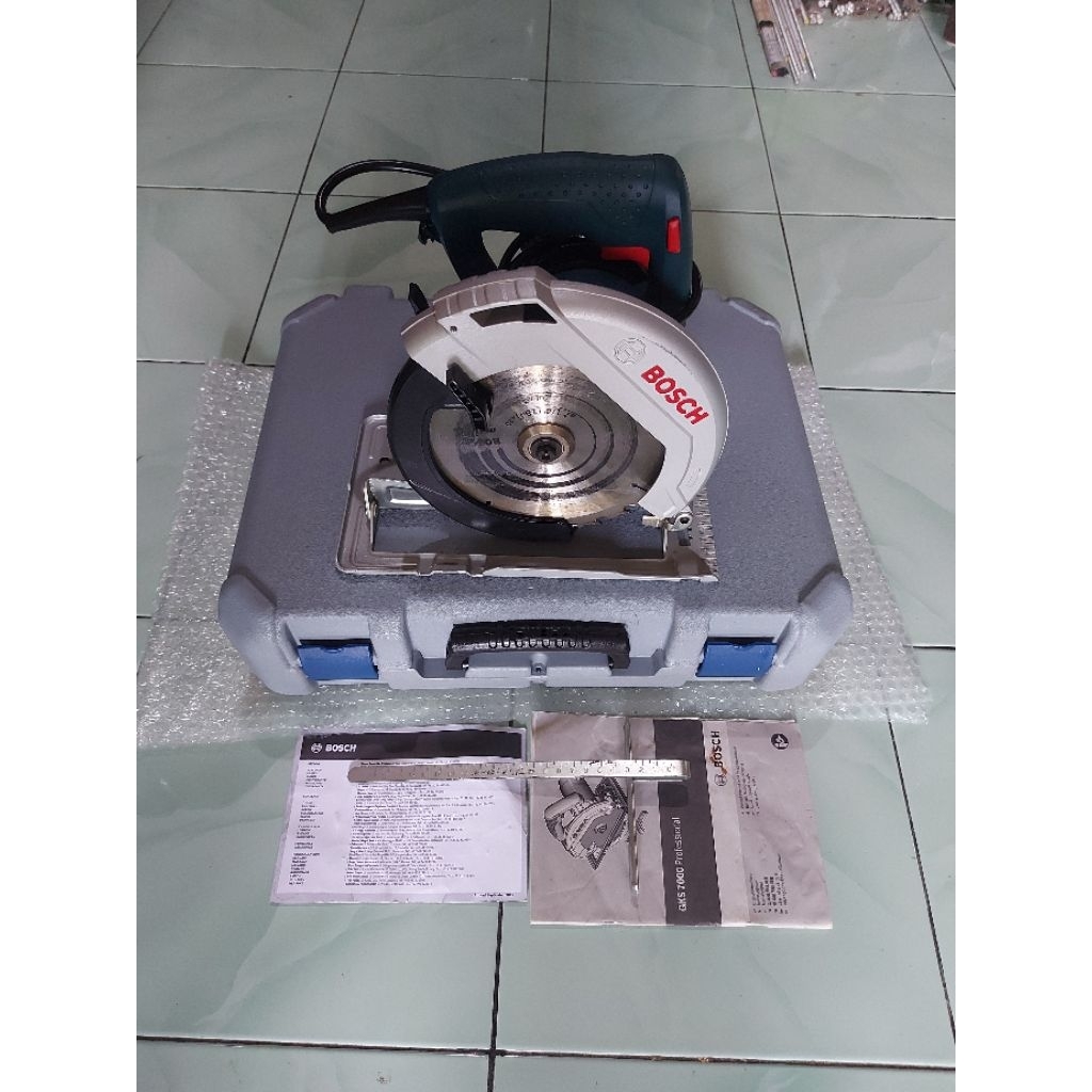 Jual Circular Saw Bosch GKS 7000 Mesin Potong Kayu | Shopee Indonesia