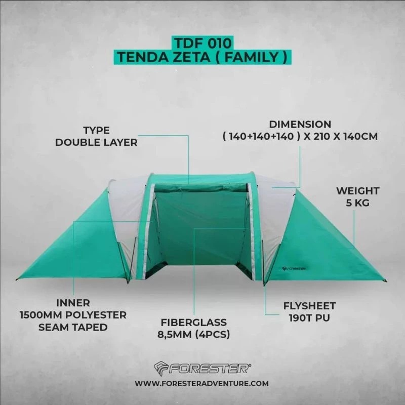 Jual Forester TDF 010 Tenda Forester Zeta | Shopee Indonesia