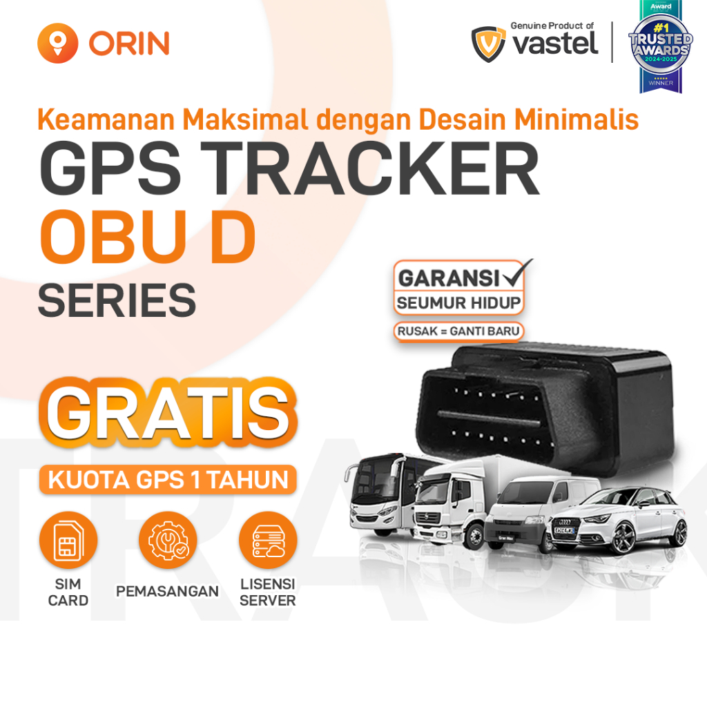 Jual ORIN OBU D - PAKET GPS Tracker Mobil PLUG & PLAY EASY Alat Pelacak ...