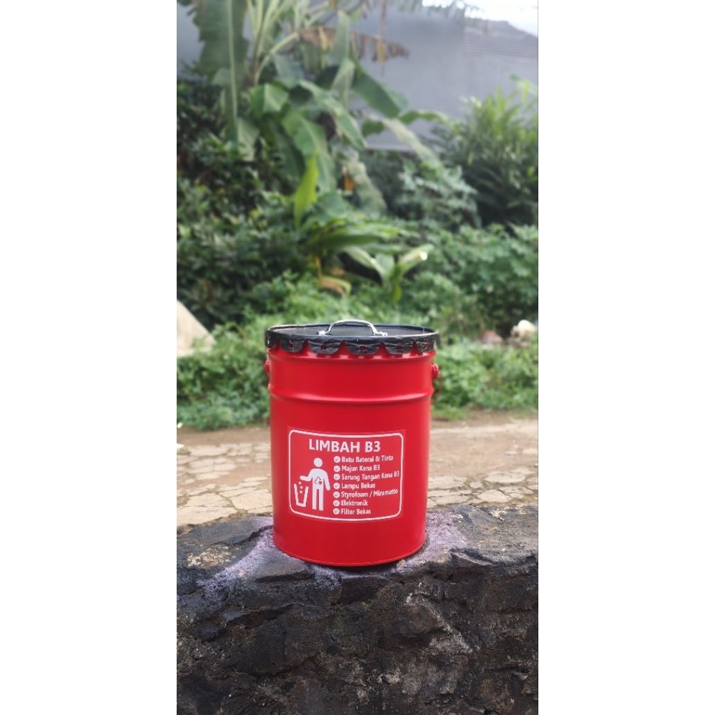 Jual TONG SAMPAH KALENG BESI UKURAN 25L (B3) | Shopee Indonesia