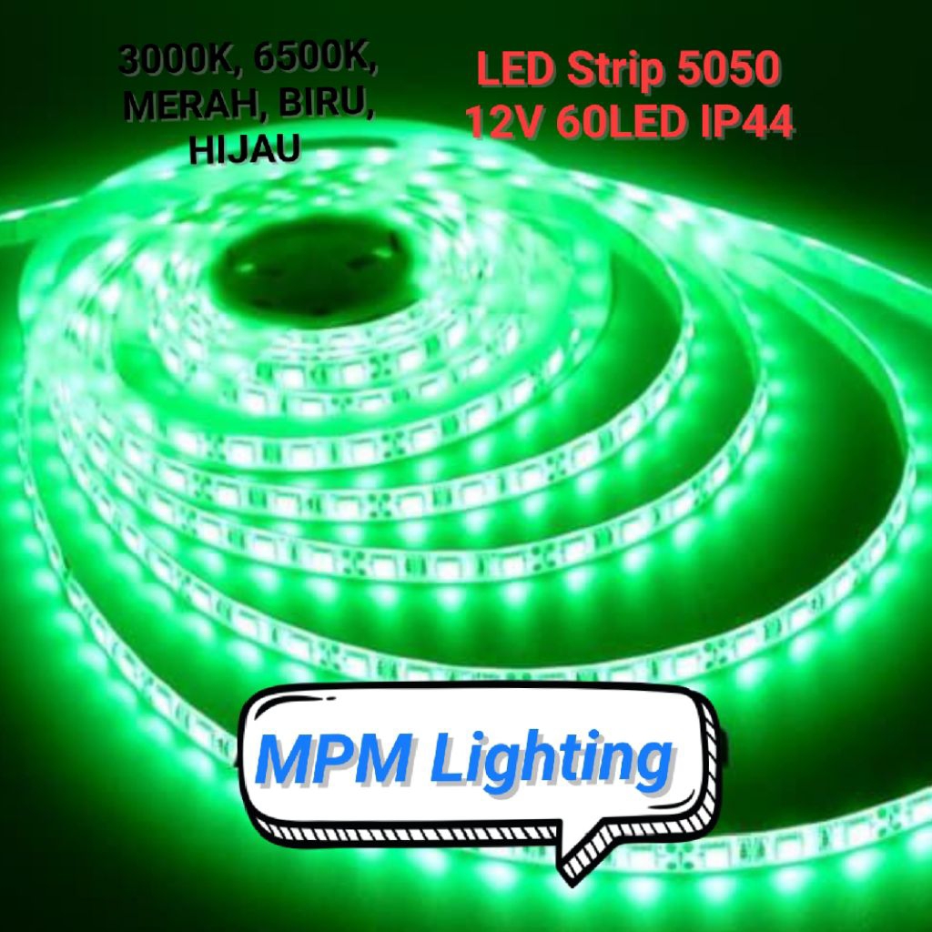 Jual LED Strip 12V 5050 60LED Waterproof/ Strip Light 5050 12V 60mata ...