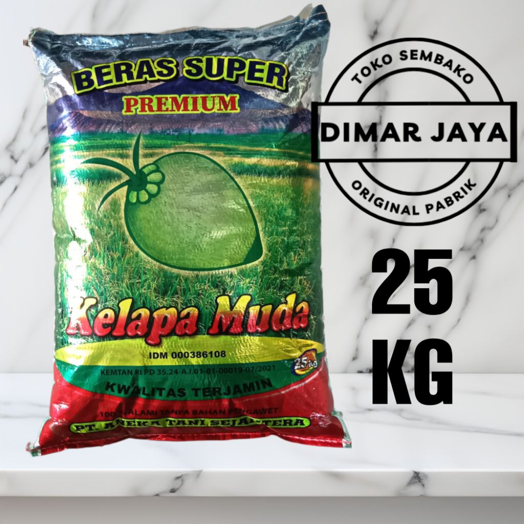 Jual Beras Kelapa Muda Premium 25 Kg | Shopee Indonesia