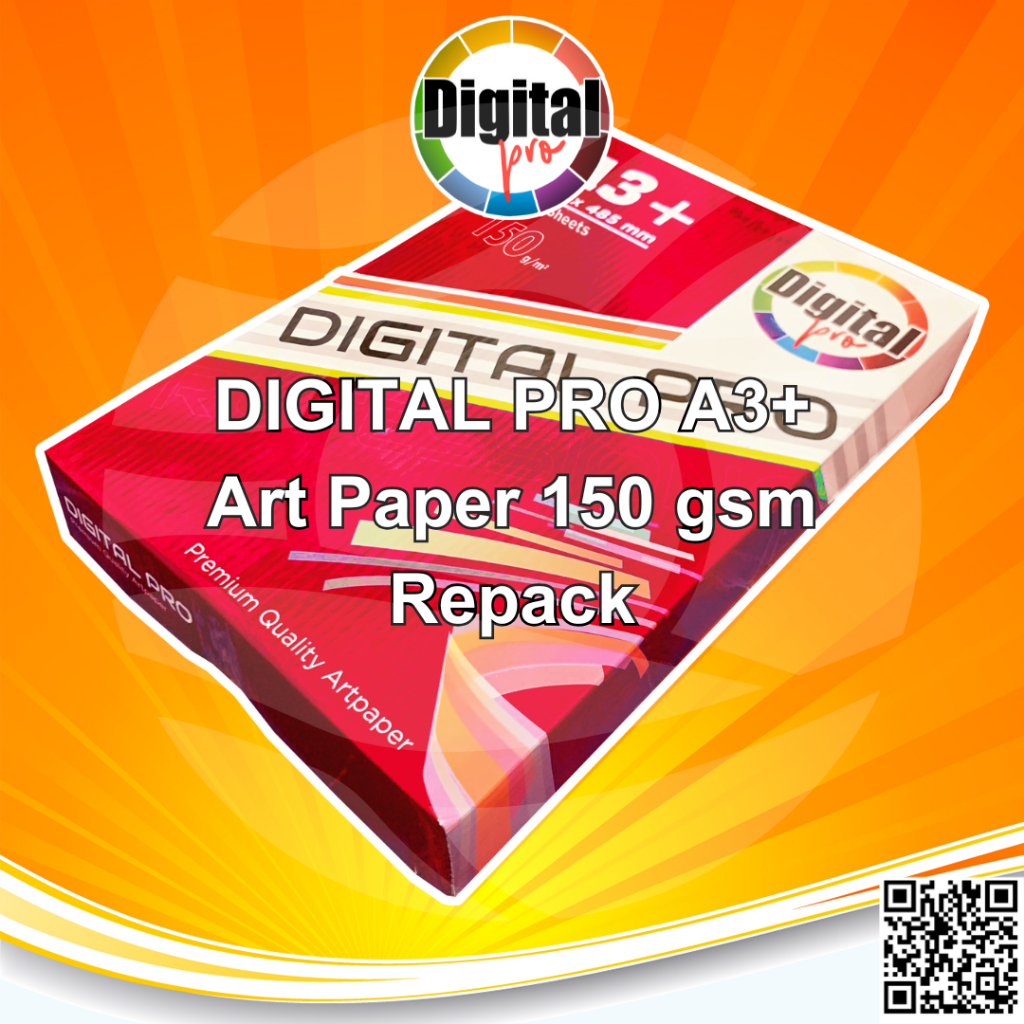 Jual Digital PRO Gloss Kertas Art Paper Carton 150 Gsm | Golden Coin ...
