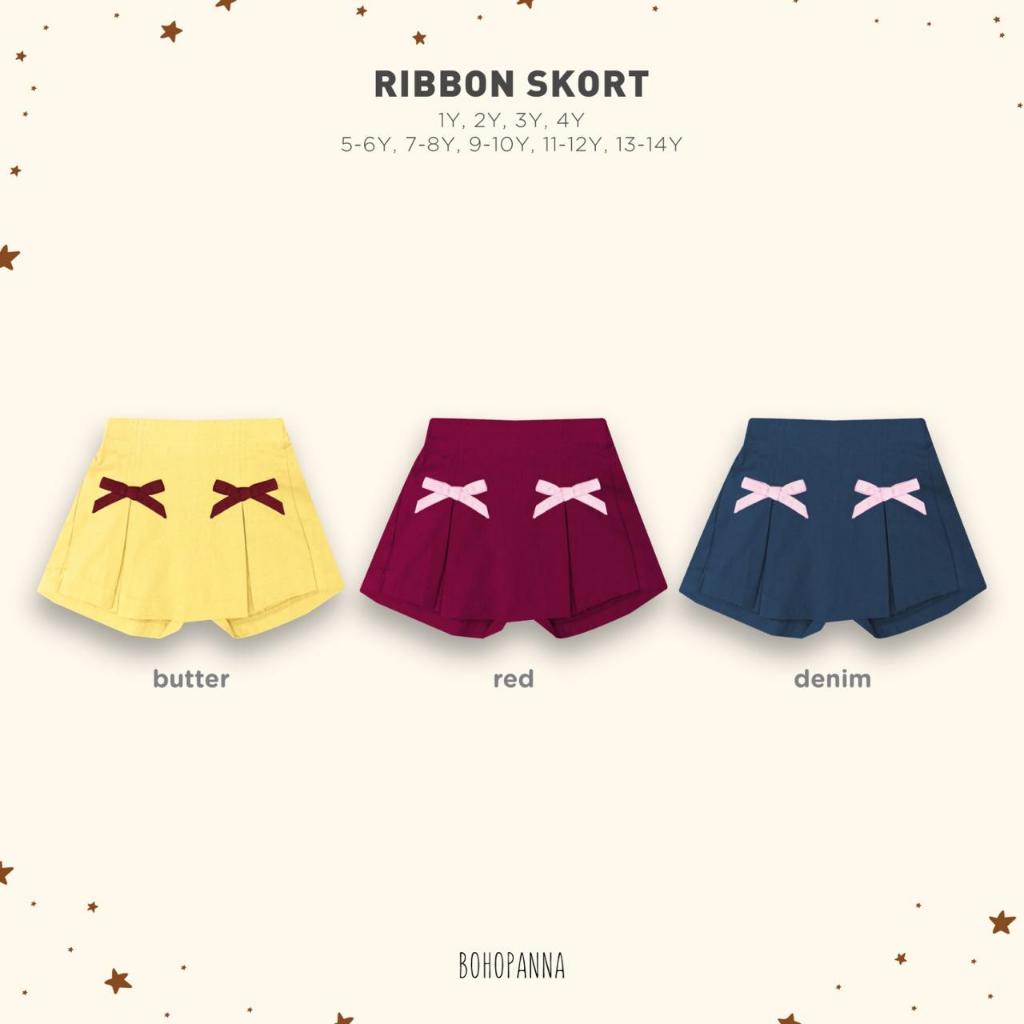 Jual Giggles - Ribbon Skort | Bohopanna ( Bawahan Celana Rok Anak Perempuan ) | Shopee Indonesia
