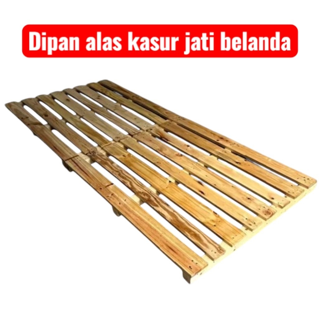 Jual Dipan kasur palet kayu jati belanda minimalis single dimensi(90cm× ...