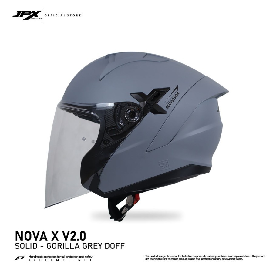 Jual Helm JPX Half Face Nova X V2.0 | Shopee Indonesia