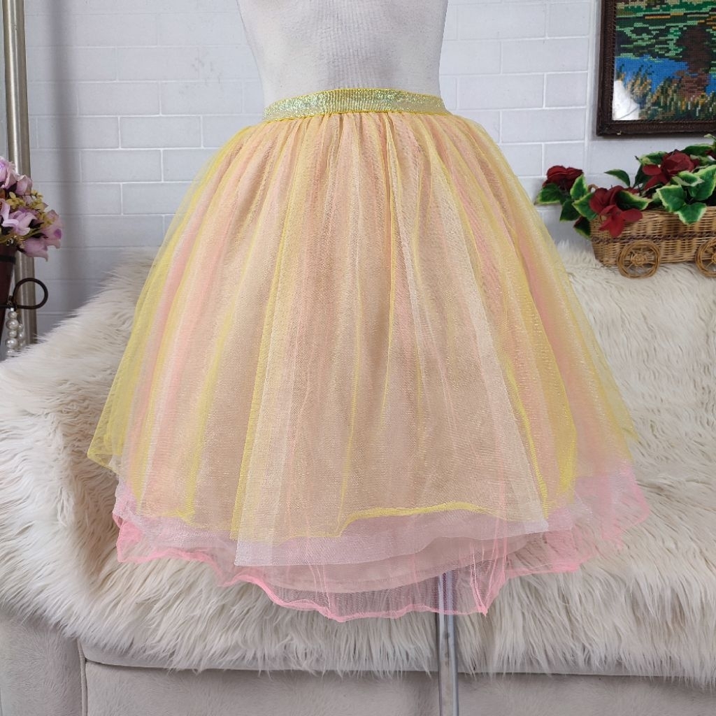 Jual rok tutu warna rok jaring rok petticoat pengembang rok tutu skirt ...
