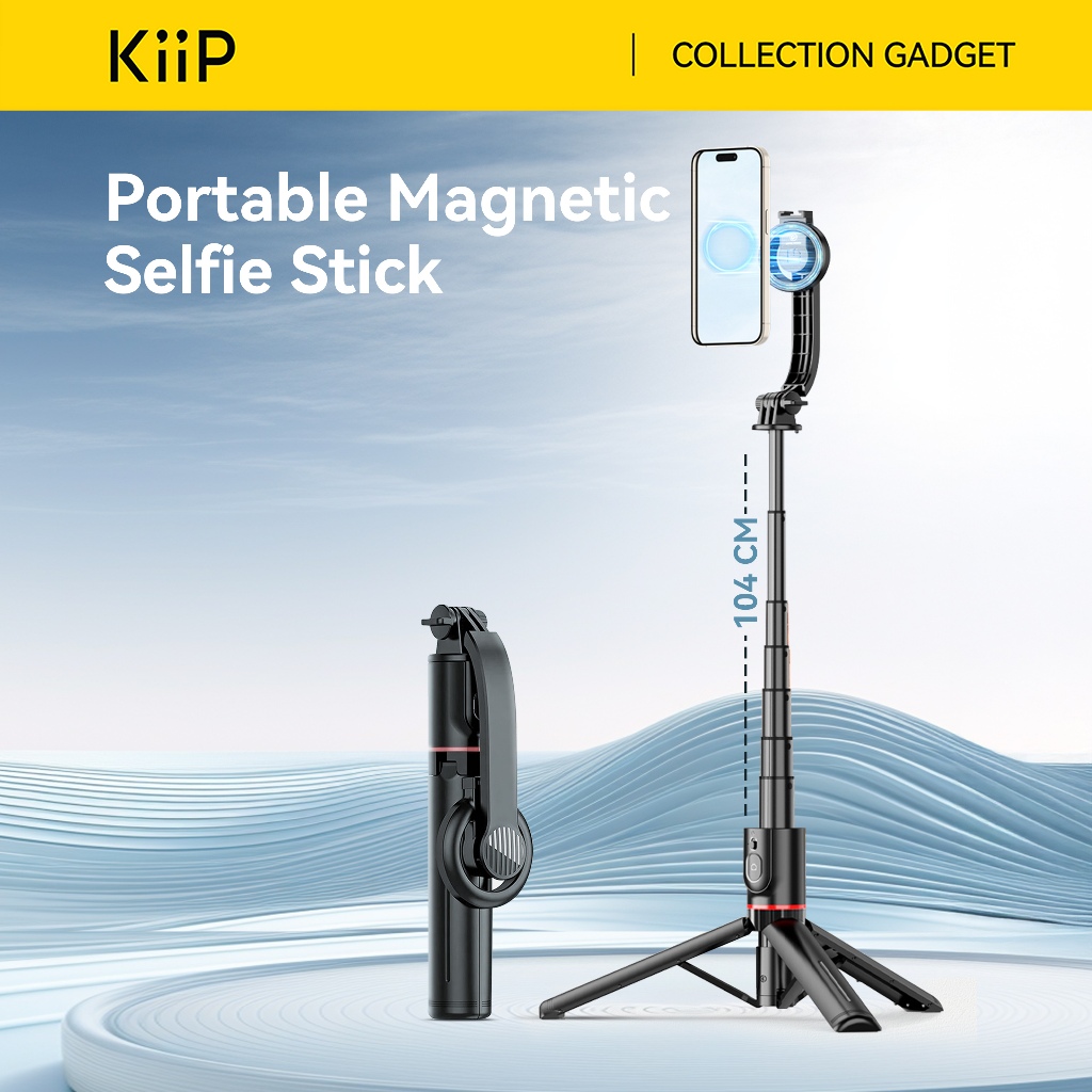 Jual KiiP Selfie03 Tongsis Bluetooth Adjustable Tripod Magnetic Selfie ...