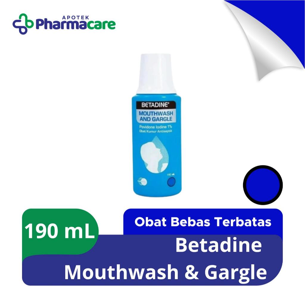 Jual Pharmacare - BETADINE MOUTHWASH AND GARGLE 190 ML | obat kumur ...