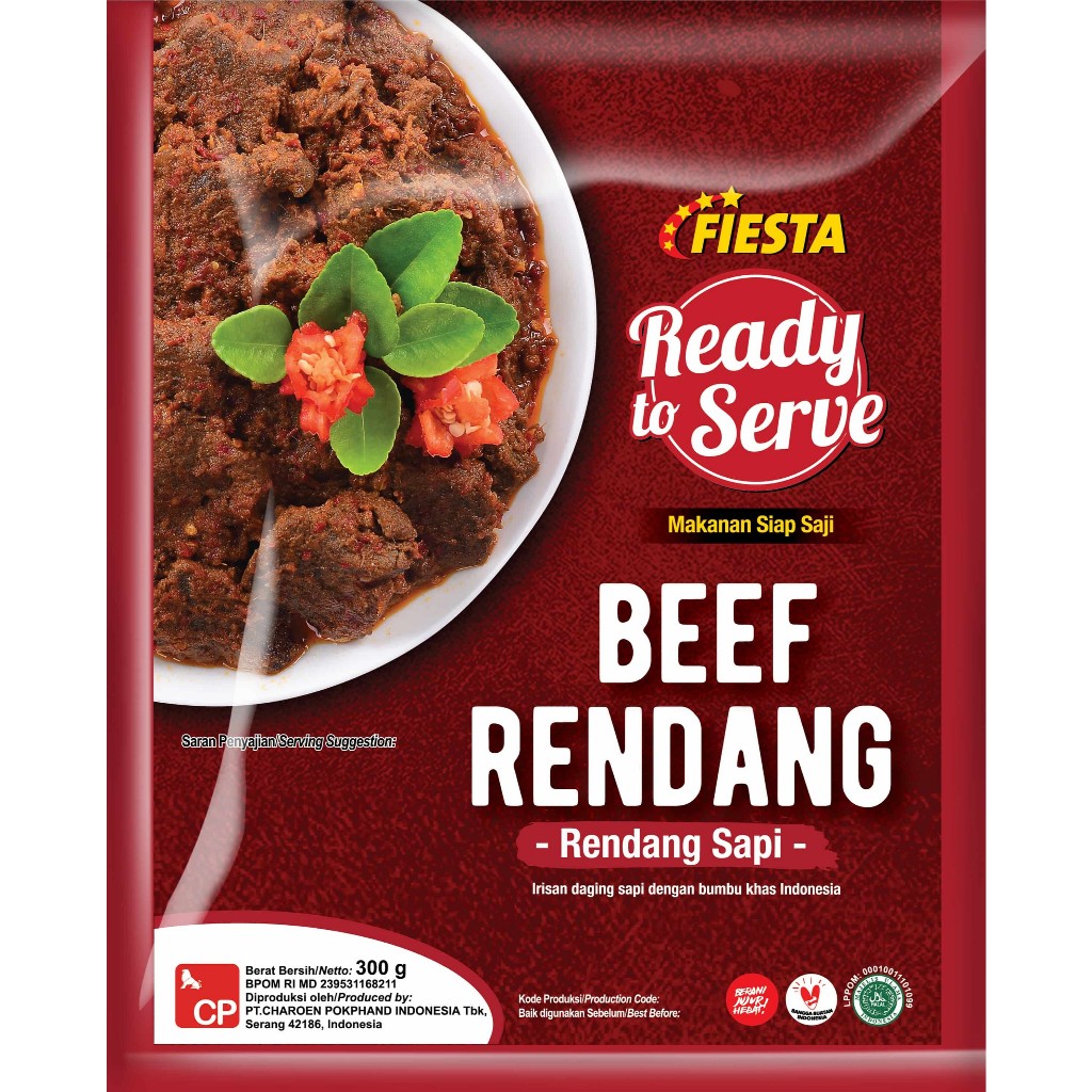 Jual FIESTA - Ready To Serve 300gr - Beef RENDANG / Chicken TERIYAKI ...