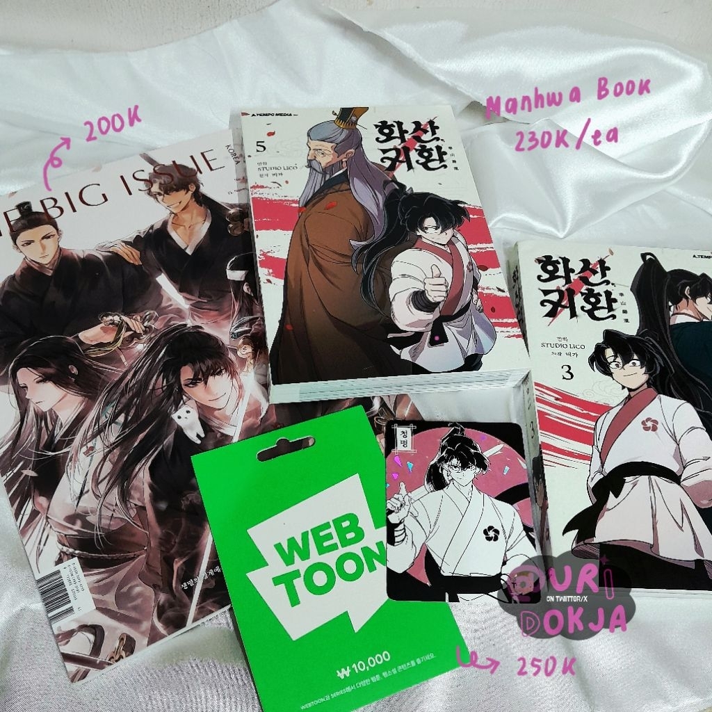 Jual Cheong Myeong Webtoon Return of the Sword Master Official Merch ...