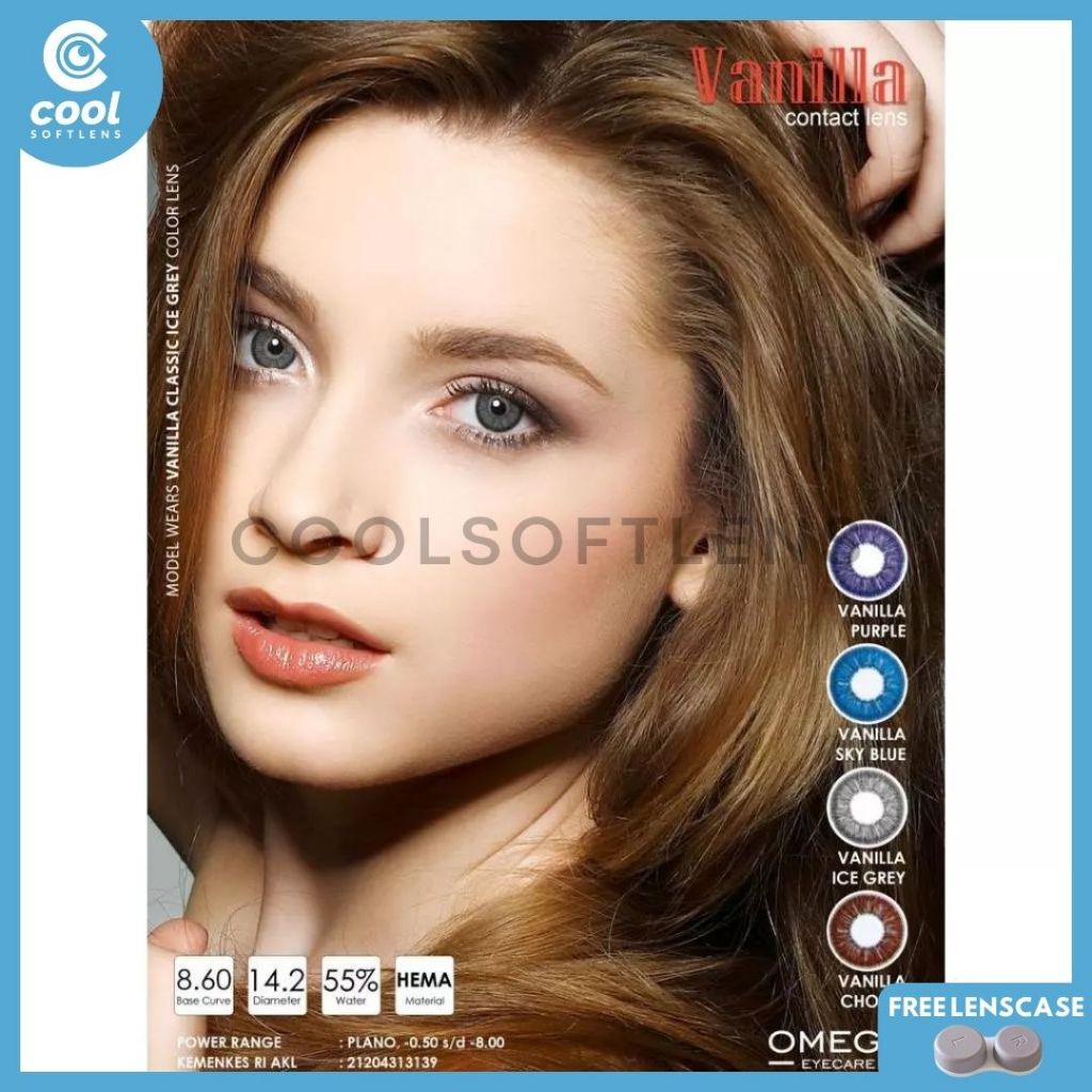 Jual Softlens VANILLA CLASSIC 14,2 MM Normal & Minus (-0,50 S/D -10,00 ...