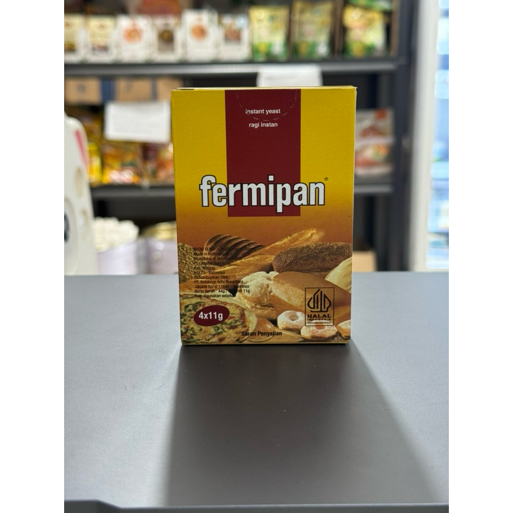 Jual FERMIPAN INSTANT DRY YEAST / RAGI INSTAN KERING (4x11gr) 44gr | Shopee Indonesia