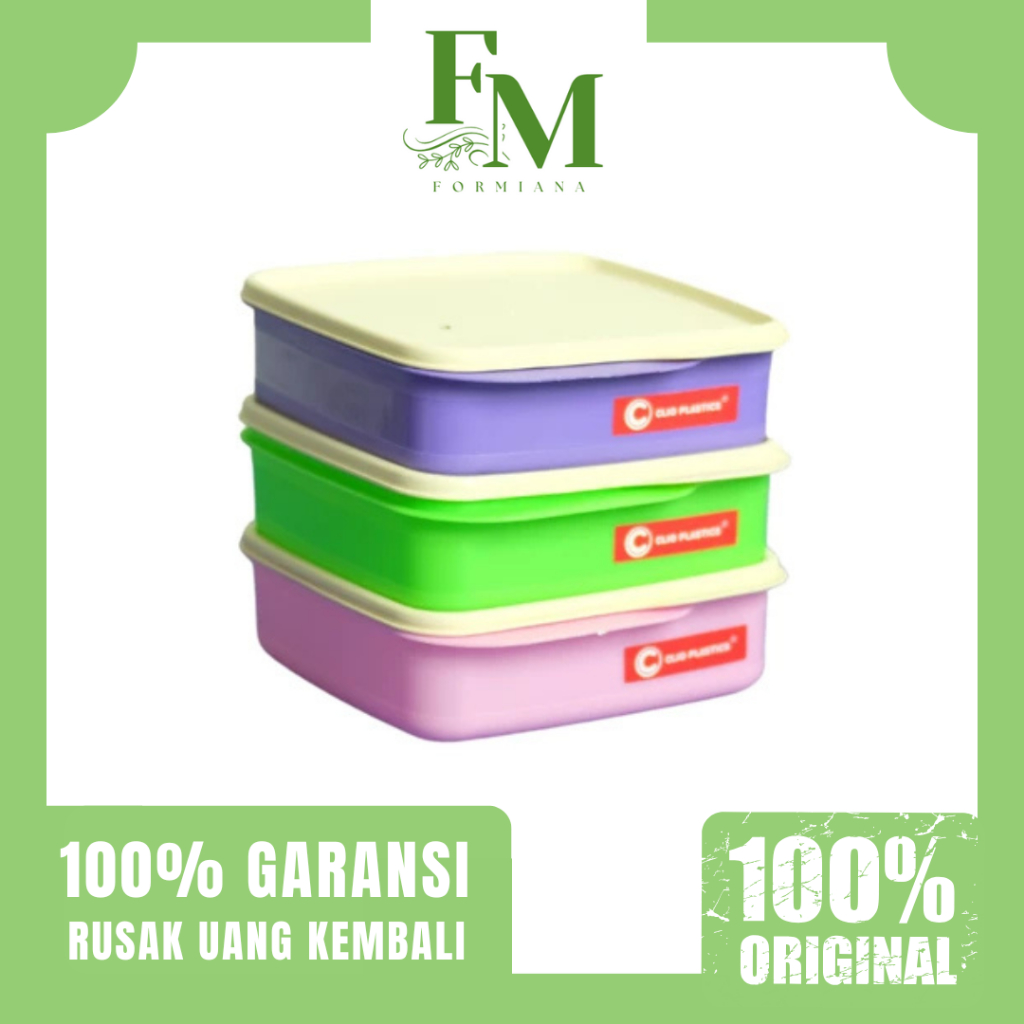 Jual FM - Lunch Box Kyoto 2103 Tanpa Sekat C1 / Tempat Makan / Wadah ...